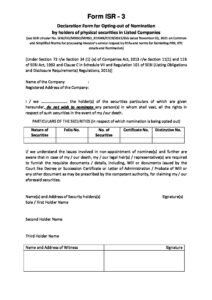 Form ISR 3 | Paul Merchants